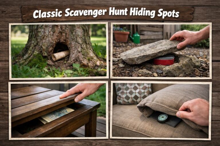 Creative Hiding Places for Your Scavenger Hunt