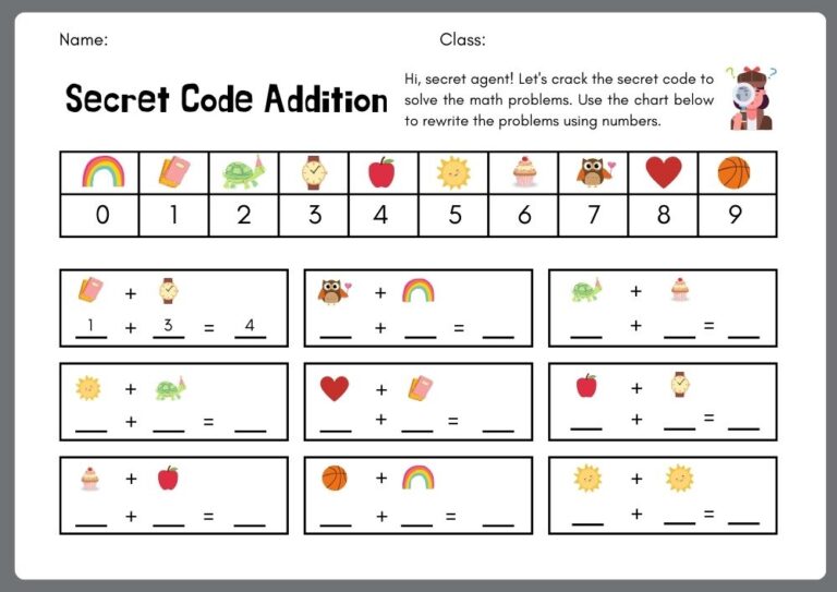 Secret Codes For Kids – Printable PDF Templates To Download
