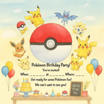 Pokemon Party Planner - Complete Guide for Kids Birthdays