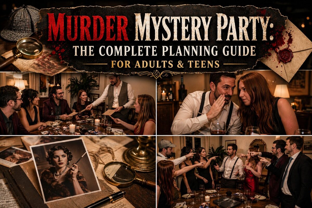 Murder Mystery Party Planning Guide (12 Themes, 3 Schedules + Free Host ...